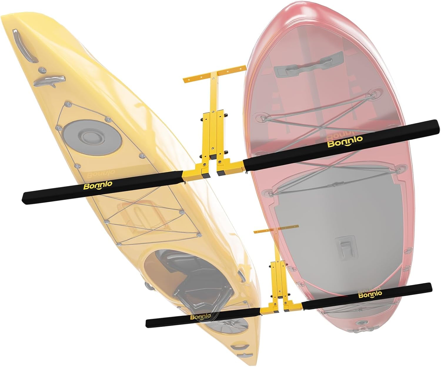 Bonnlo Kayak Ceiling Storage Rack, Overhead Garage Storage Rack ...