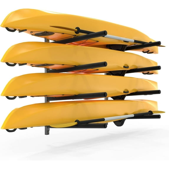 Bonnlo Kayak Storage Rack, Adjustable Heavy Duty Kayak Rack for Kayaks ...