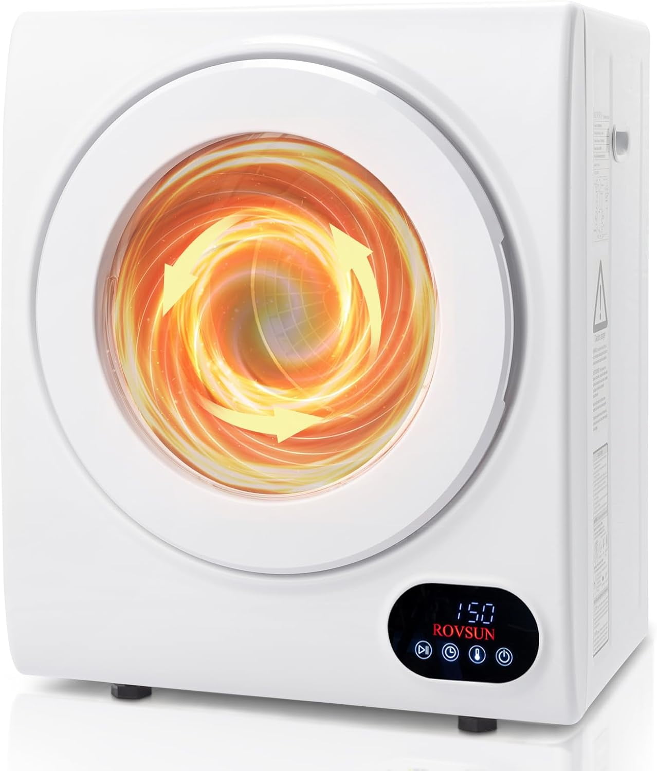 Bonnlo Portable Clothes Dryer, Front Load Electric Dryers Machine ...