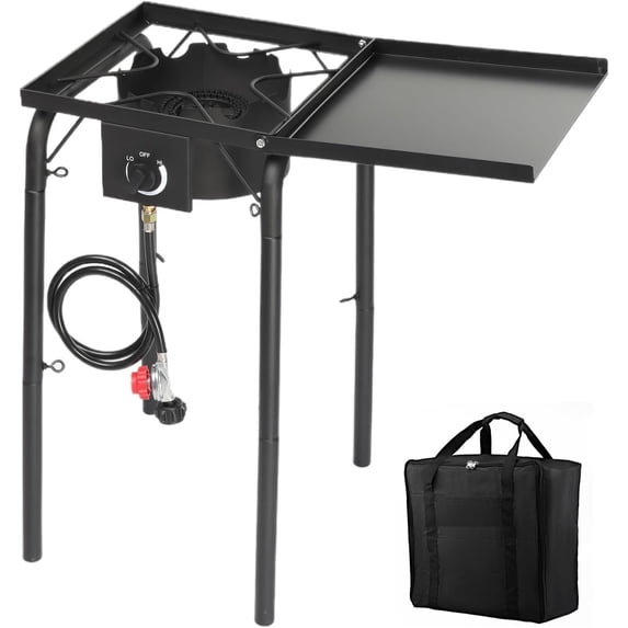 Bonnlo Single Burner Gas Stove Propane Stove, 100,000 BTU High Power ...