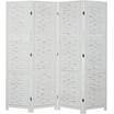 "NiamVelo 3 Panel Wood Room Divider, 67.7"" Tall, Home Office Privacy ...