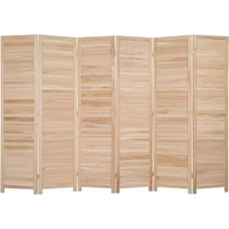 MoNiBloom 4 Panel Wood Room Divider, 6Ft Tall Folding Privacy Screen ...