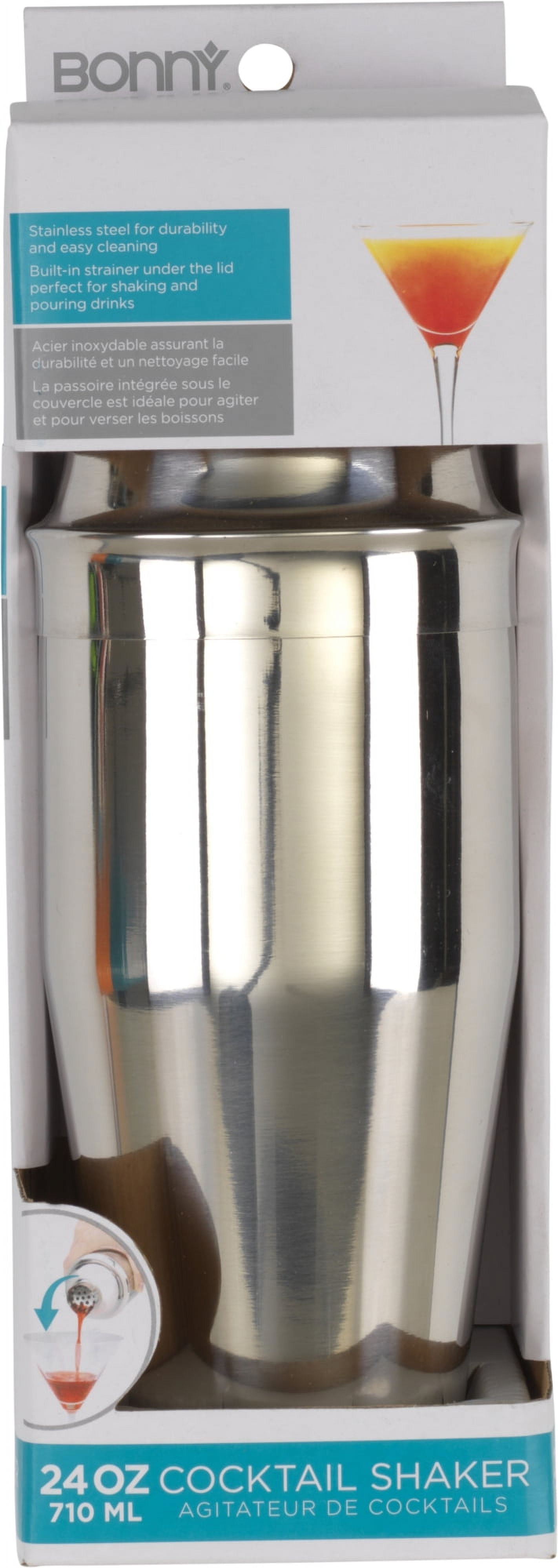 Bonny Cocktail Shaker, 24 oz, silver - Walmart.com
