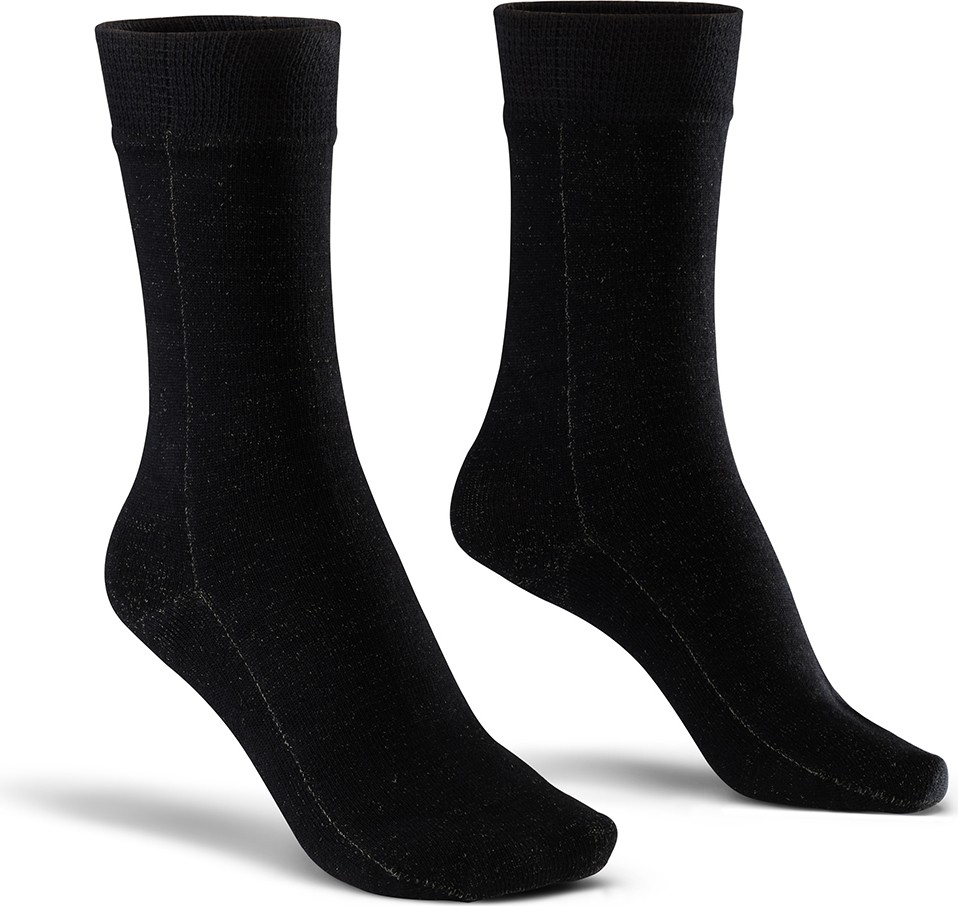 Bonny Silver Diabetic Therapeutic Socket Women Black Silver Socks ...