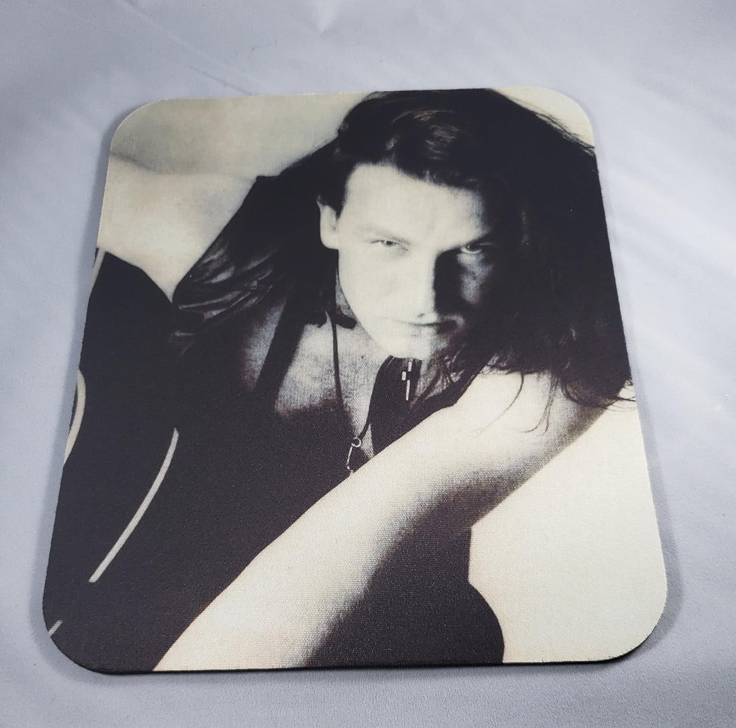 Bono Long Hair Look Computer Mouse Pad U2 (1/8th Inch Thick) - Walmart.com