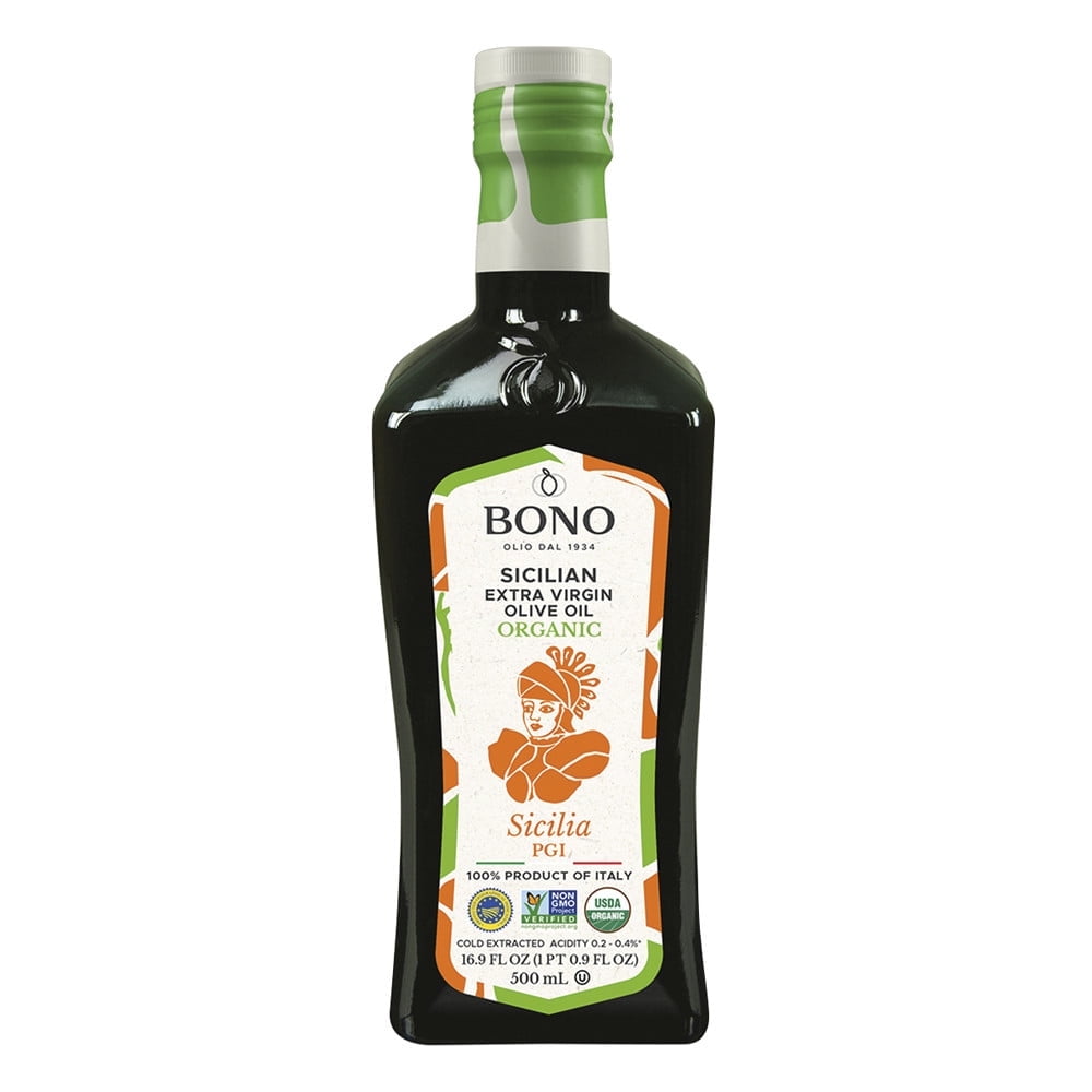 Bono Organic Sicilian Extra Virgin Olive Oil - 16.9 fl oz - Walmart.com