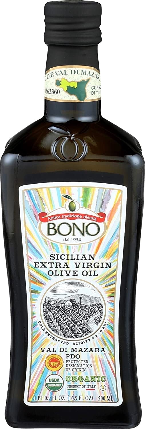Bono Organic Sicilian Extra Virgin Olive Oil - Val Di Mazara PDO -- 16. ...