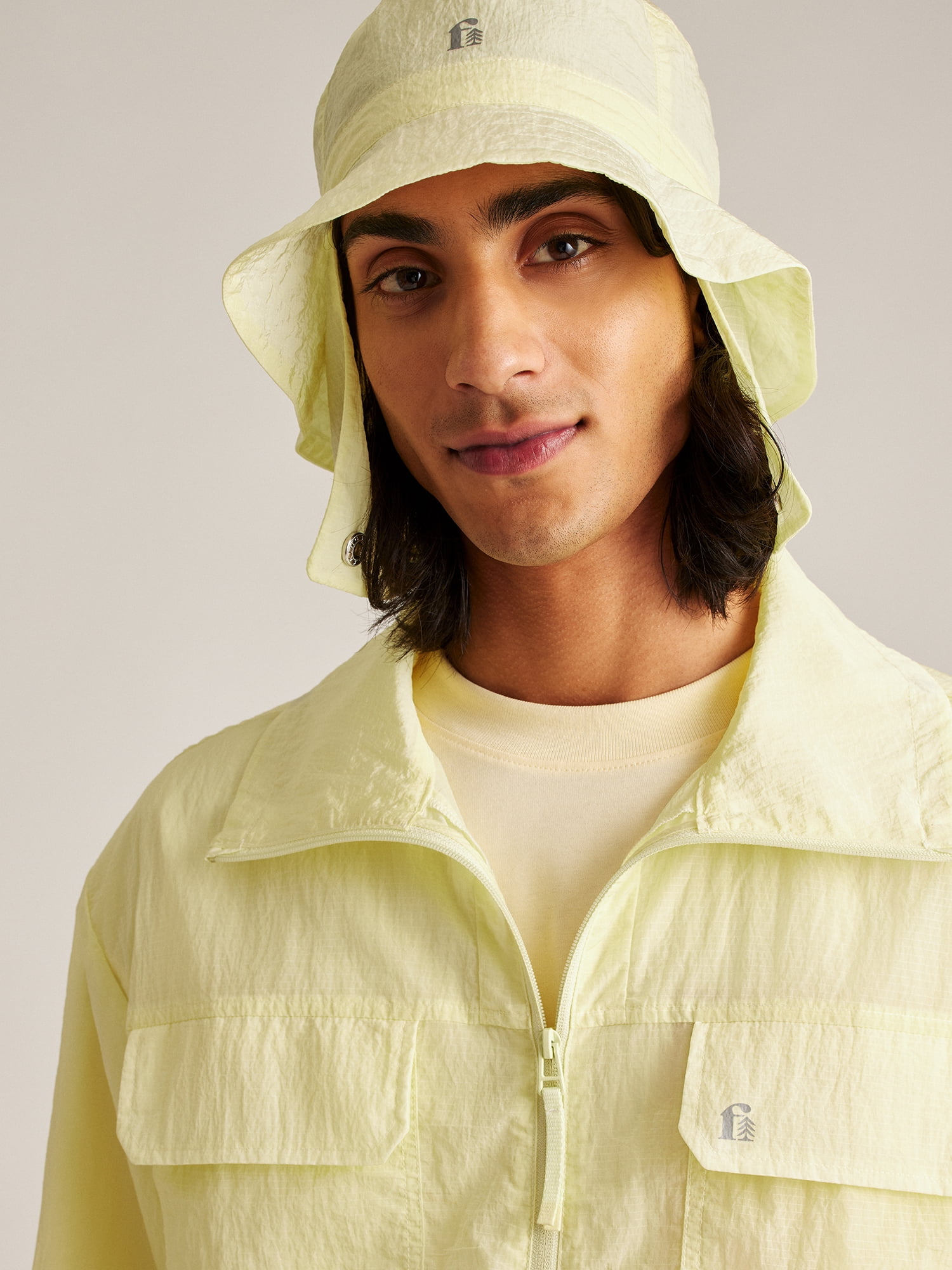 Bonobos Fielder Convertible Windbreaker with Detachable Bucket Hat for ...