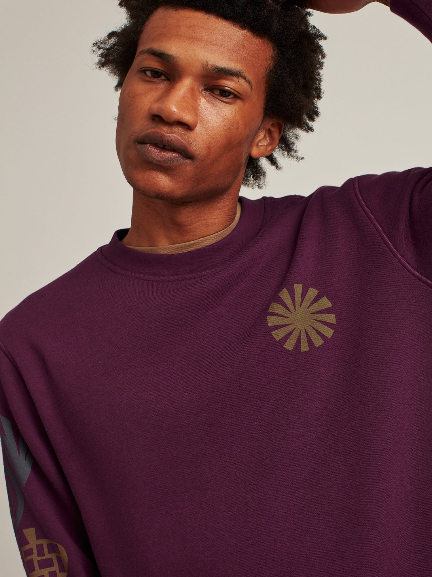 Bonobos Fielder Men's and Big Men's Fleece Graphic Crewneck Sweatshirt ...