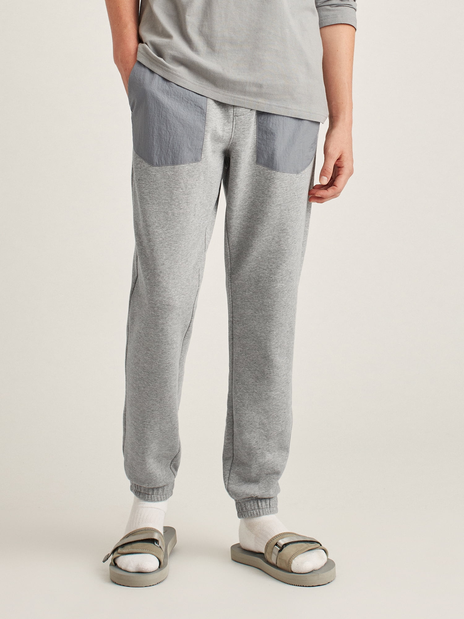 Bonobos Fielder Men's and Big Men's French Terry Mixed Media Jogger, up ...