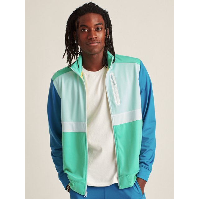 Bonobos Fielder Men's and Big Men's Full Zip Track Jacket, up to 3XL ...