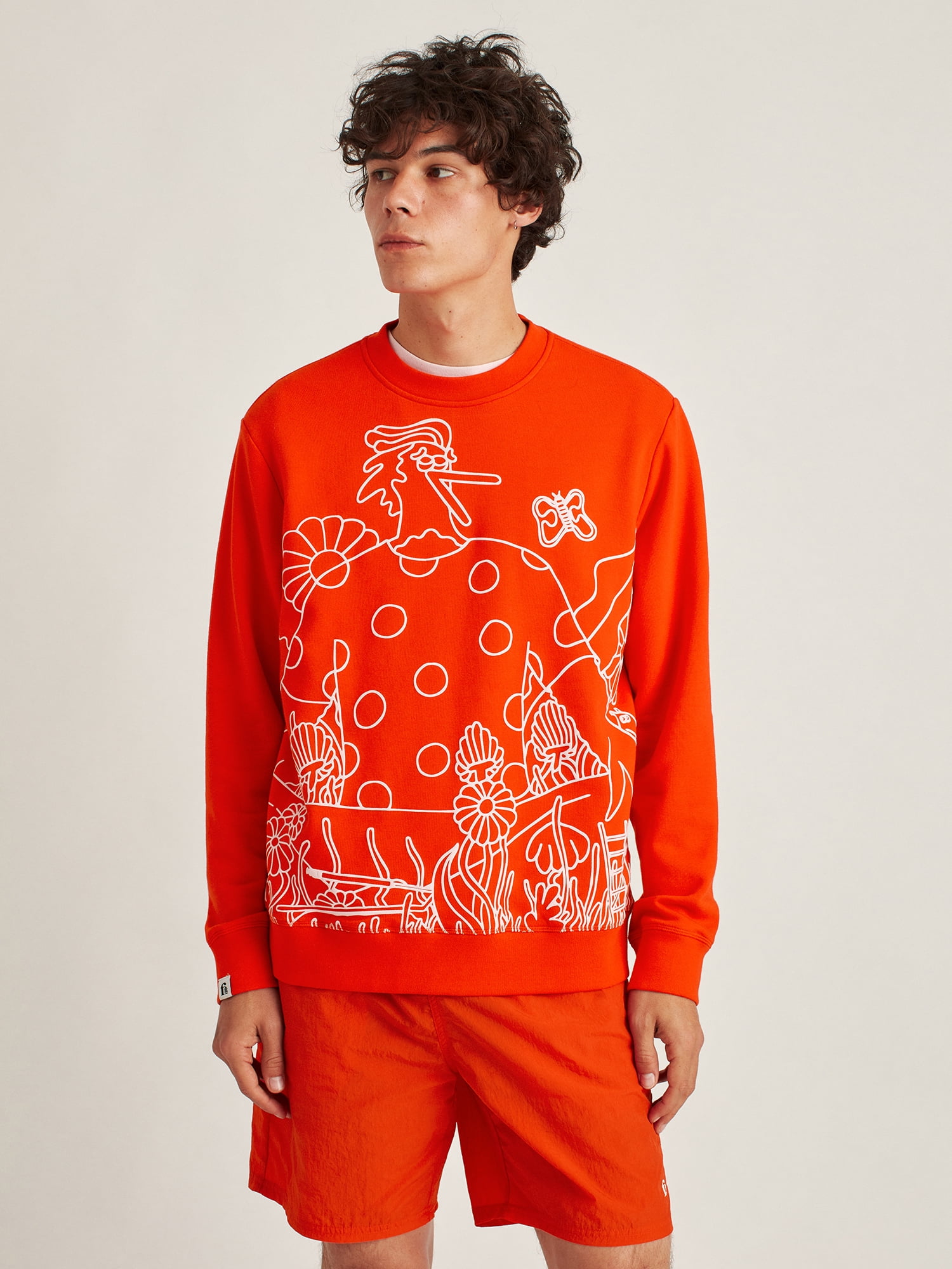 Bonobos Fielder Men's and Big Men's Graphic French Terry Crew Neck ...