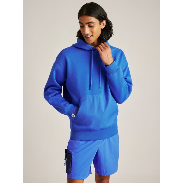 Bonobos Fielder Men's and Big Men's Relaxed Fleece Pull Over Hoodie, Up ...