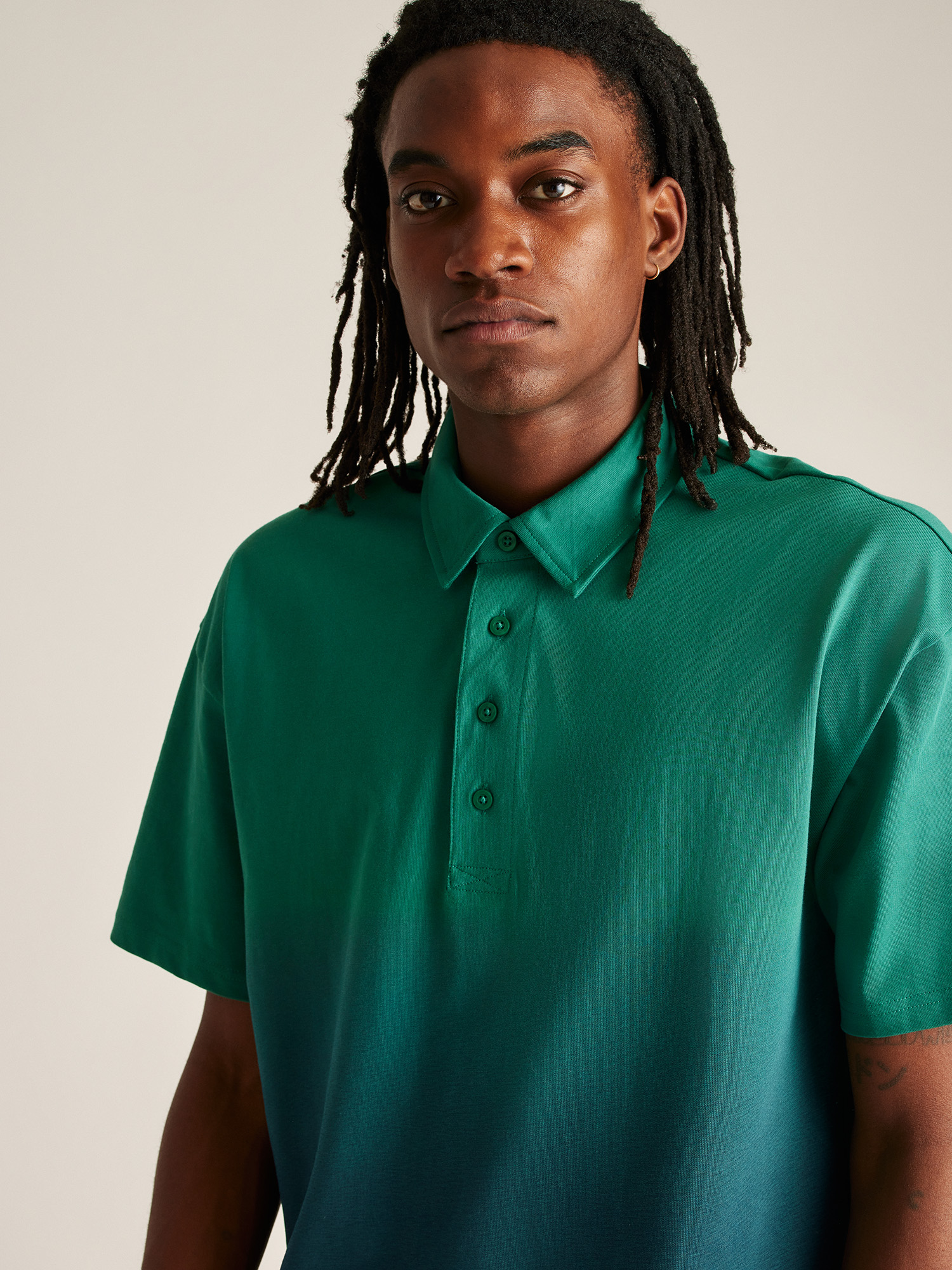 Bonobos Fielder Men's and Big Men's Relaxed Short Sleeve Ombre Polo, Up ...