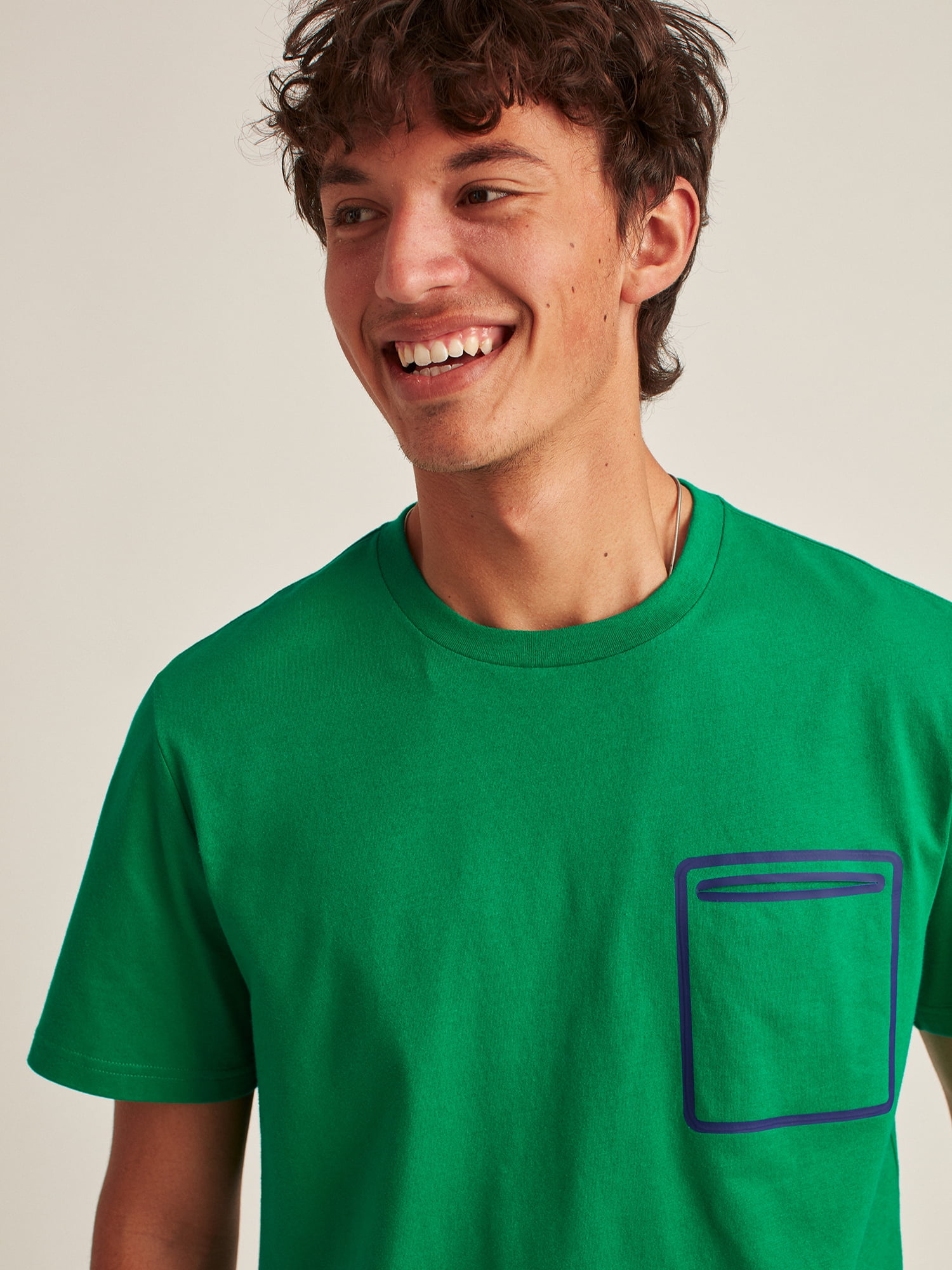 Bonobos Fielder Men's and Big Men's Short Sleeve Bonded Pocket Tee, up ...