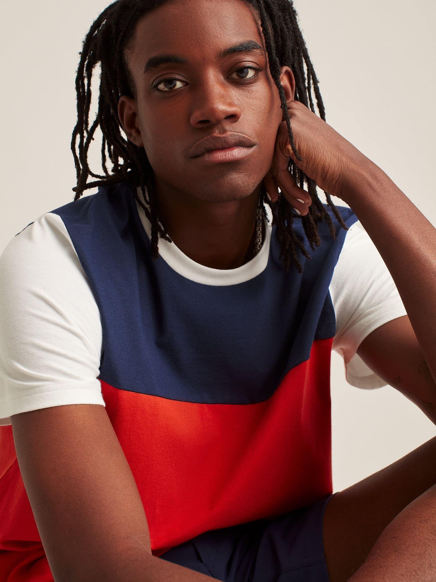 Bonobos Fielder Men's and Big Men's Short Sleeve Colorblock Tee, up to ...