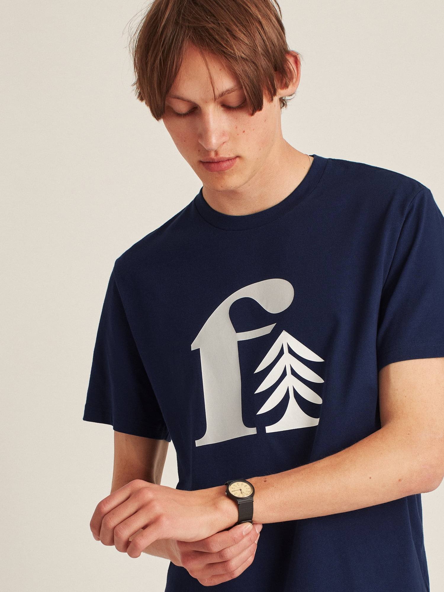 Bonobos Fielder Men's and Big Men's Short Sleeve Logo Tee, up to 3XL ...