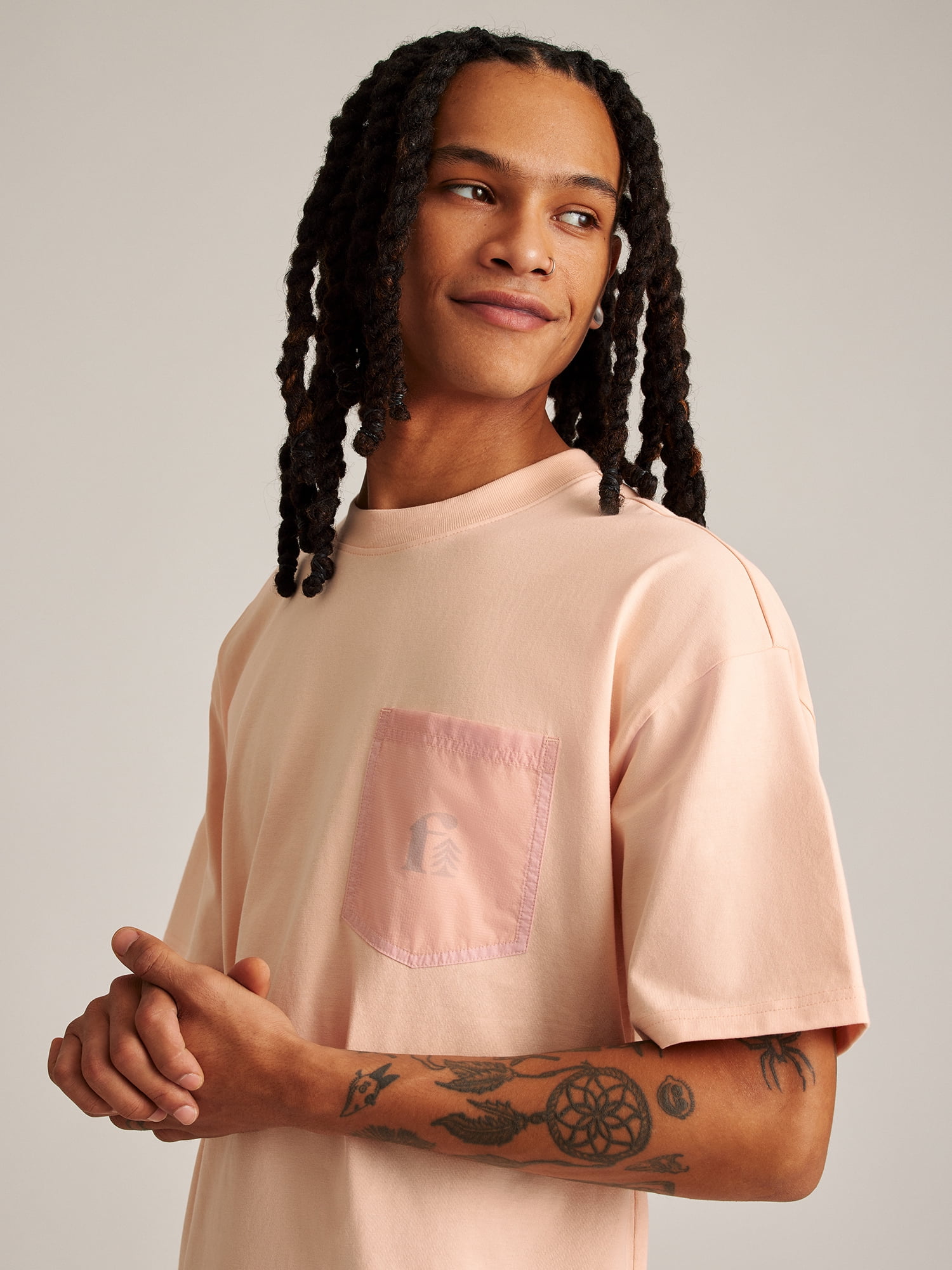 Bonobos Fielder Men's and Big Men's Short Sleeve Relaxed Fit Pocket Tee ...