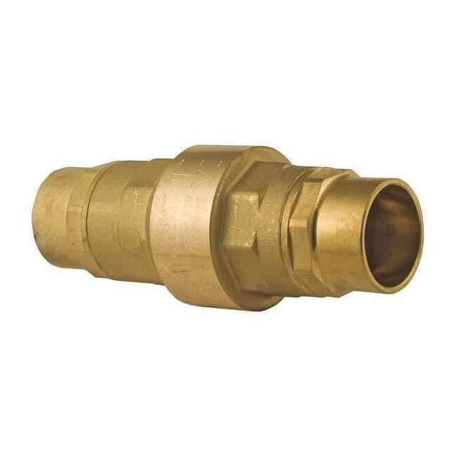 Bonomi 3/4" Sweat Brass Spring Check Valve 100712LF-3/4" - Walmart.com