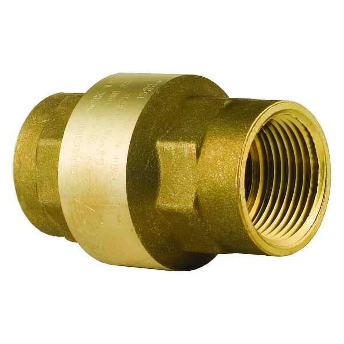 Bonomi 3/8" NPT Brass Spring Check Valve 100012LF-3/8" - Walmart.com