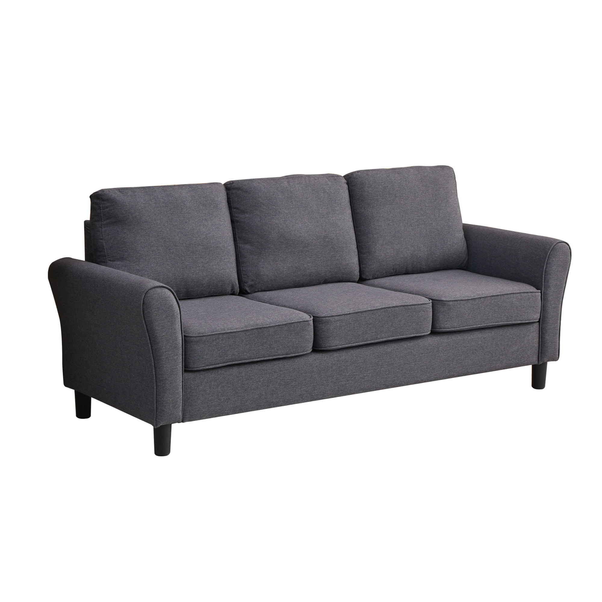 Bonrcea 78'' Linen Loveseat Modern Sofa Comfy Couch for Living Room ...