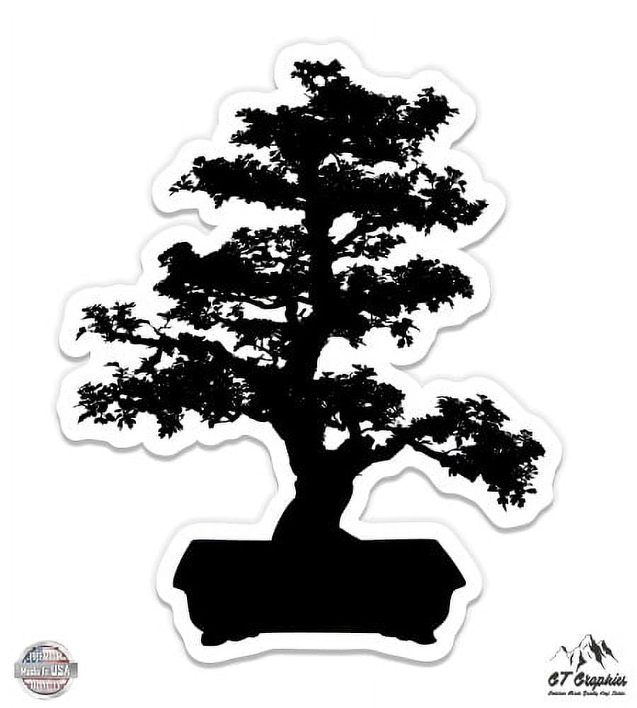 Bonsai - 12" Vinyl Sticker Waterproof Decal - Walmart.com