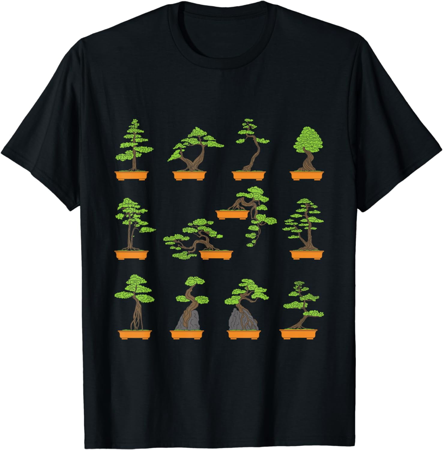 Bonsai Collection - Buddhist Zen Japanese Culture Tree Lover T-Shirt ...