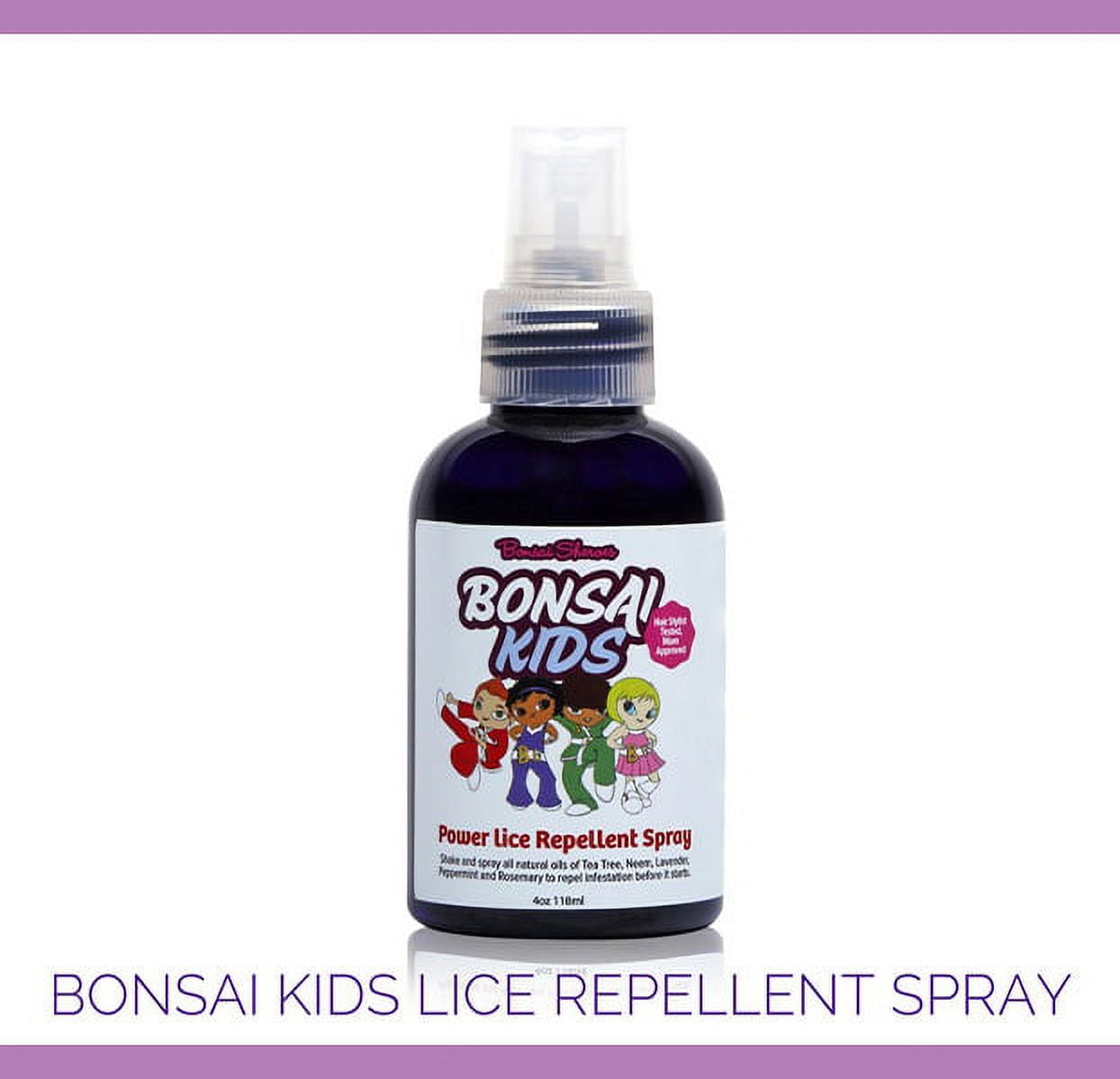 Bonsai Kids Power Lice Repellent Spray - 8 fl. oz. - Natural Vanilla ...