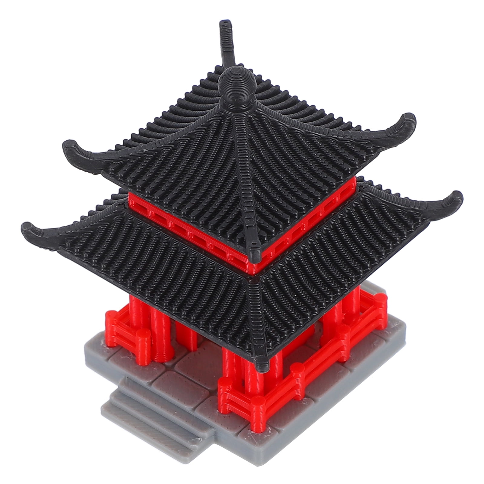 Bonsai Mini Pavilion Tower Miniature Home Decoration Statue - Walmart.com