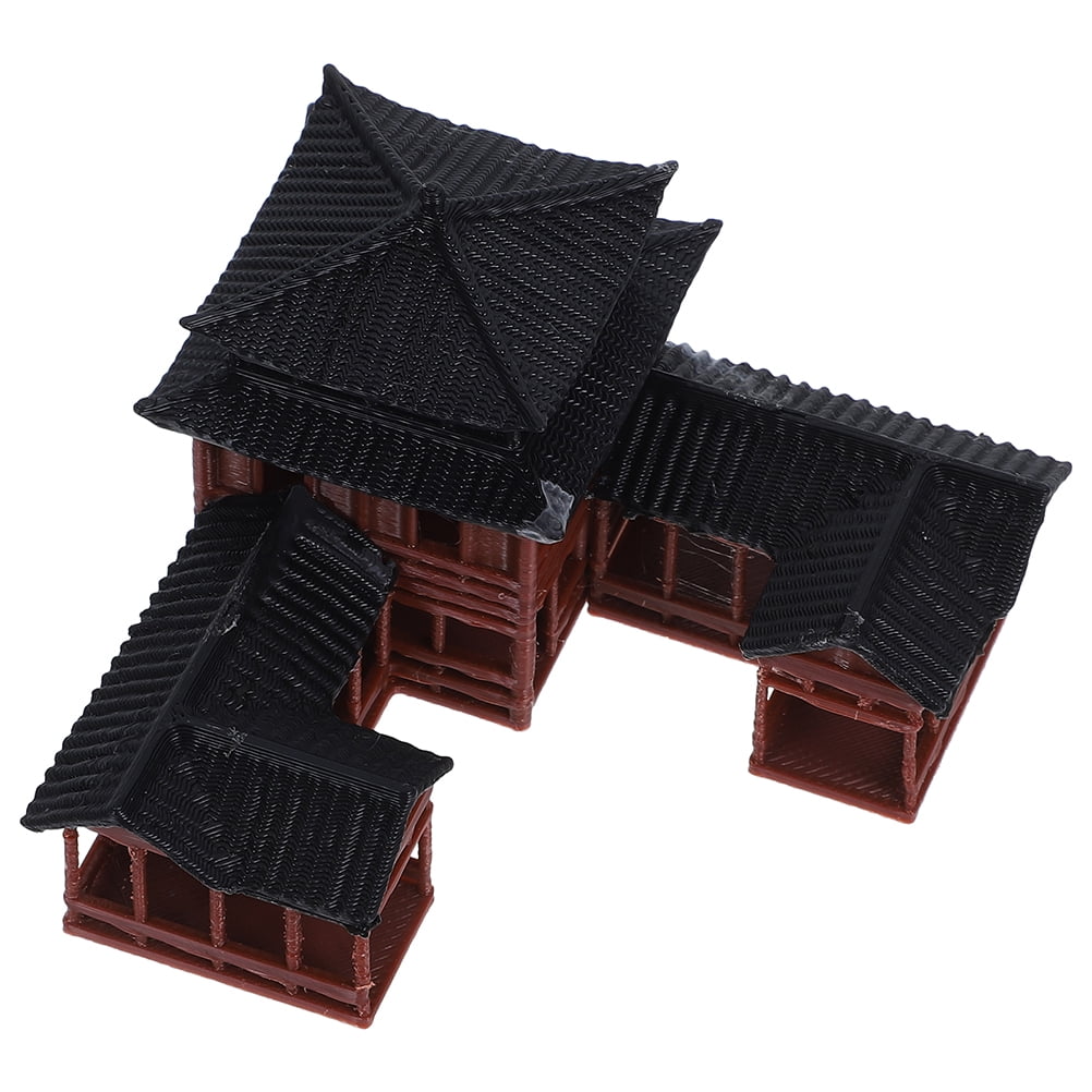 Bonsai Pavilion Desktop Decoration Bell-shaped Wind Chime Figurine ...