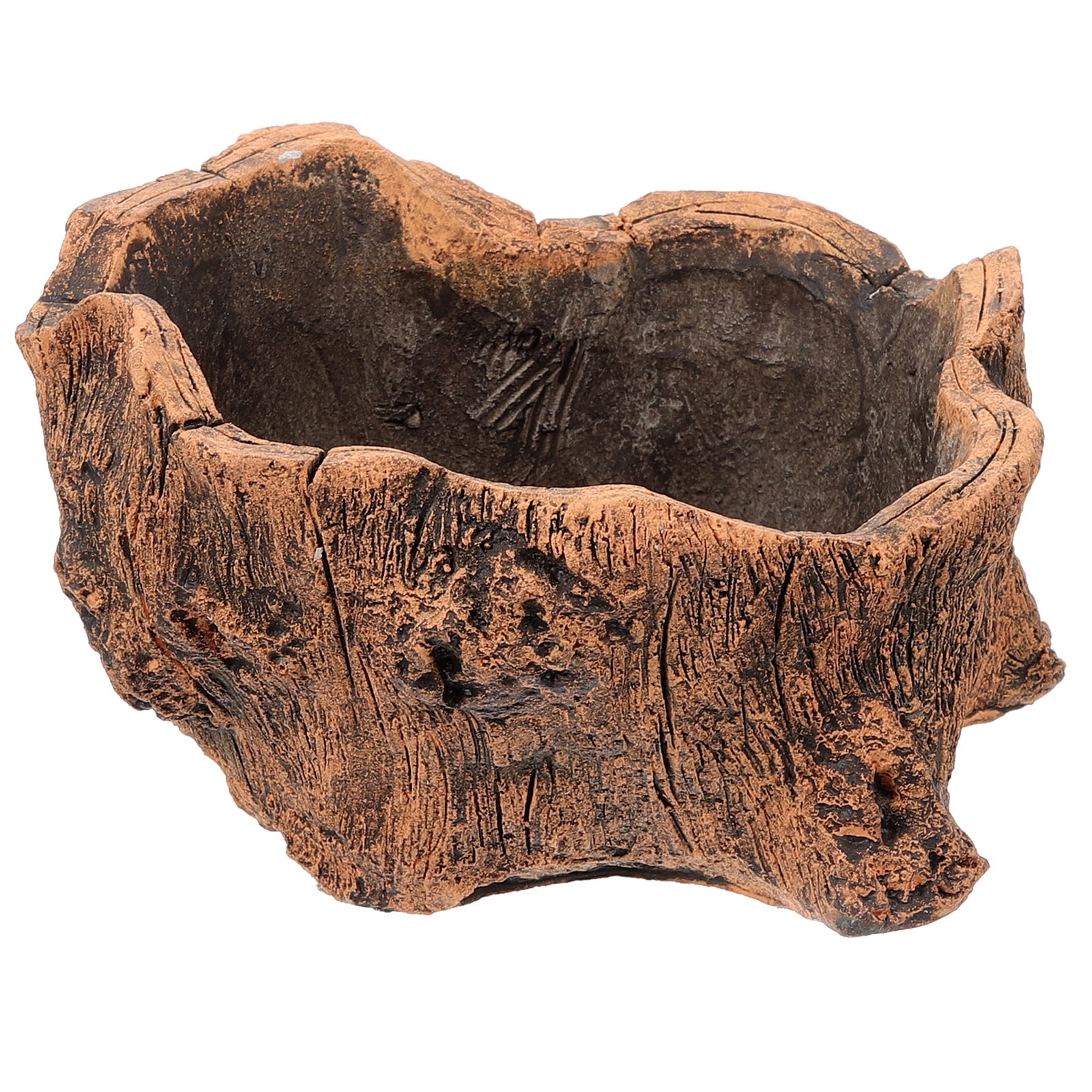 Bonsai Planter Gift Boxes Stump Log Small Flowerpots - Walmart.com
