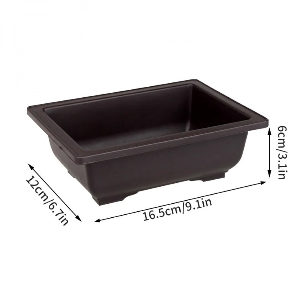 Bonsai Pots Rectangle Plant Pots for Plants Outdoor Garden Pots ...