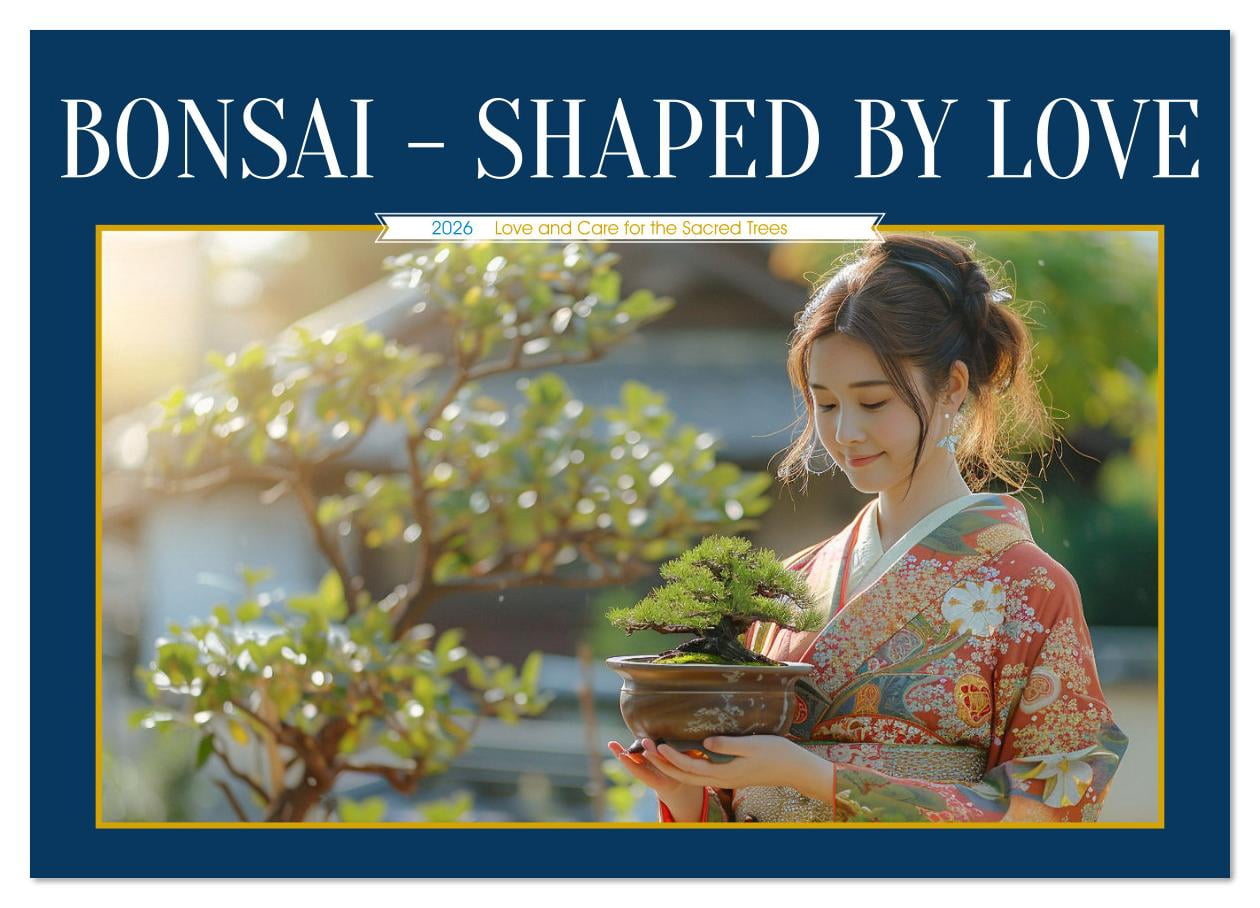 Bonsai - Shaped by Love (Monthly Wall Calendar 2026 11.7 x 16.5 (open ...