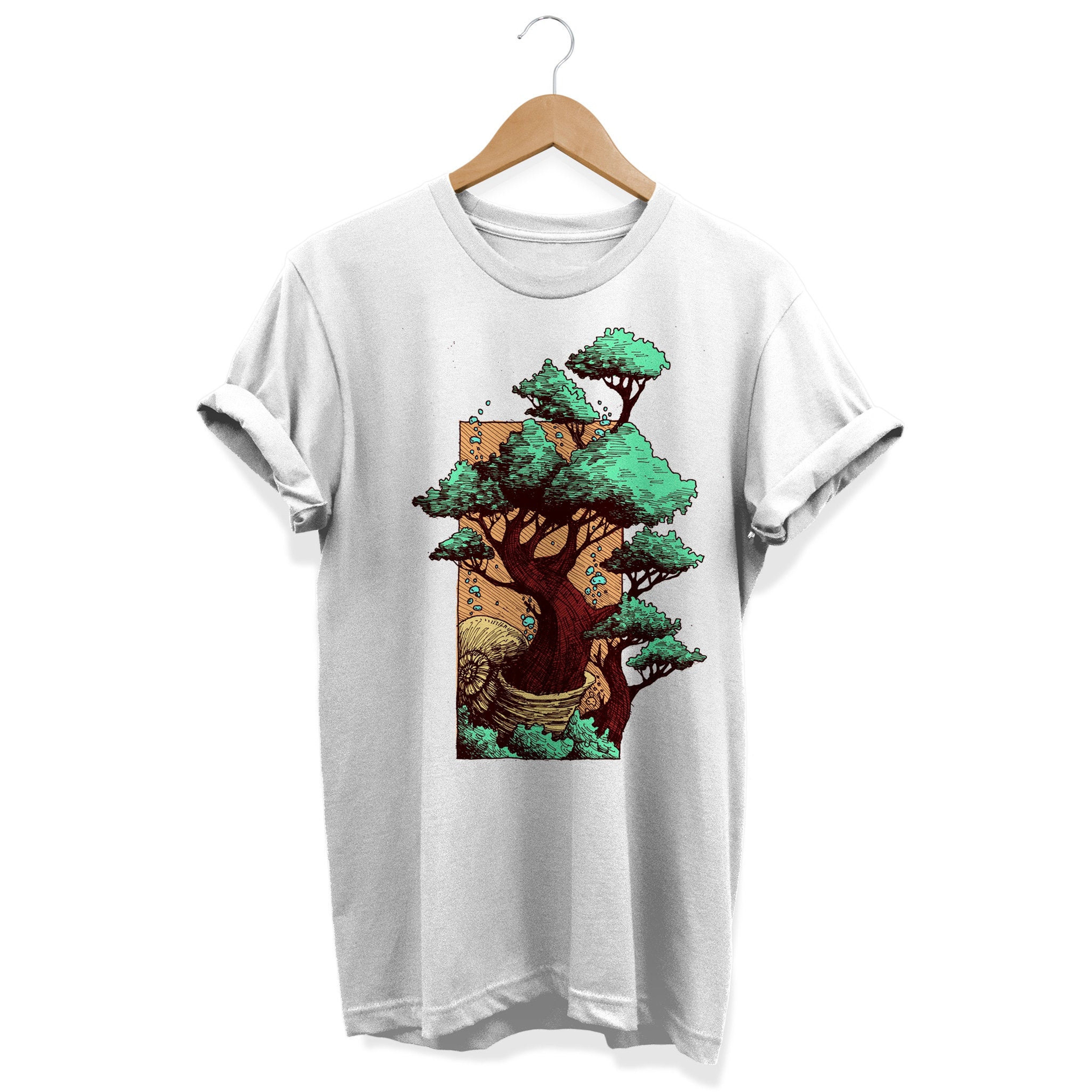 Bonsai Shirt, Japan Art T-shirt, Japanese Aesthetic Clothing, Edgy ...