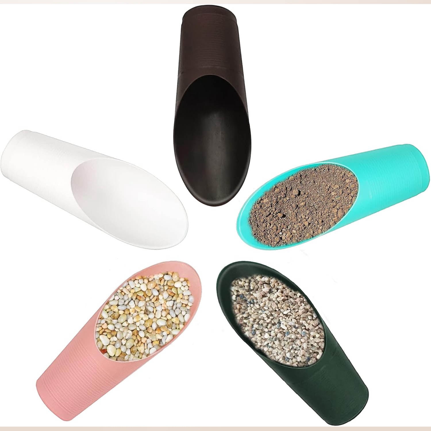 Bonsai Soil Scoops, Plastic Garden Soil Scoops, Colorful Gardening ...