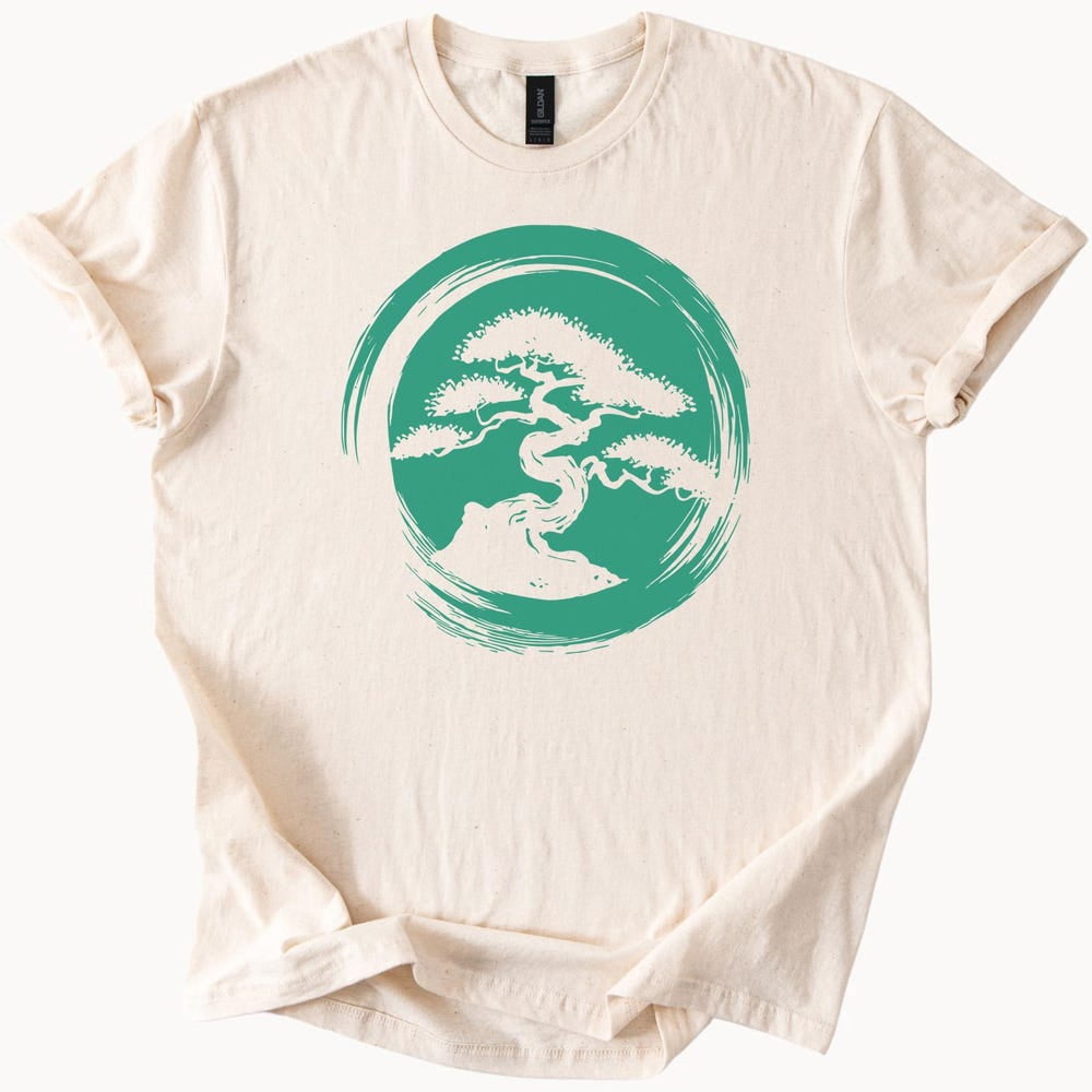 Bonsai Tree Graphic T Shirt Japanese Zen Nature Art Minimalist Tee ...