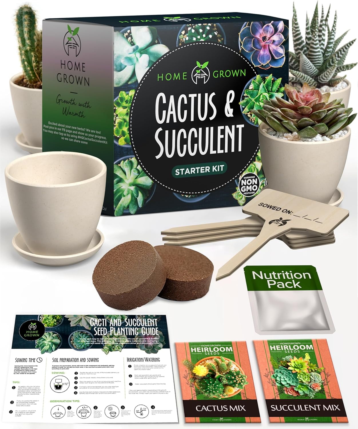 Bonsai Tree Kit – Easy to Grow 4 Species of Bonsai w/Our Complete Plant ...