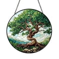 Bonsai Tree Scene Stained Glass Suncatcher – Window Decor2001 - Walmart.com
