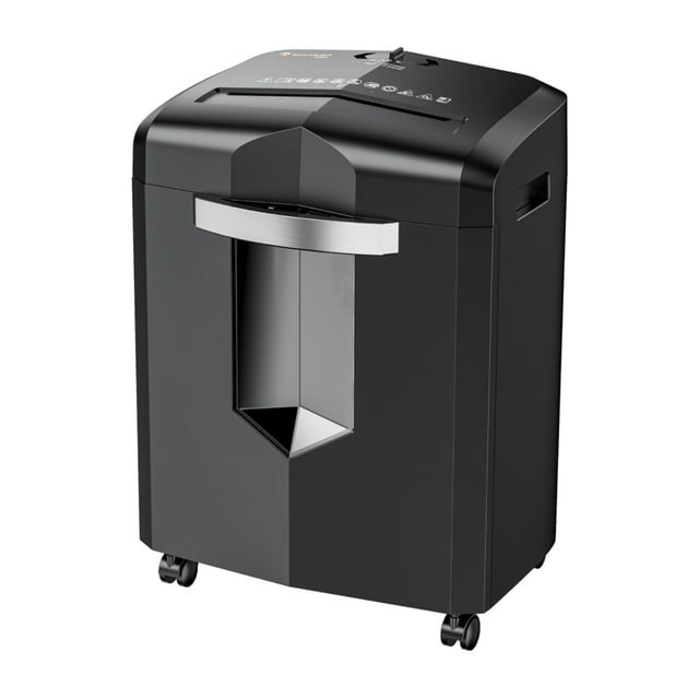 Bonsaii 12-Sheet Professional Micro Cut Paper Shredder, Office Machine ...
