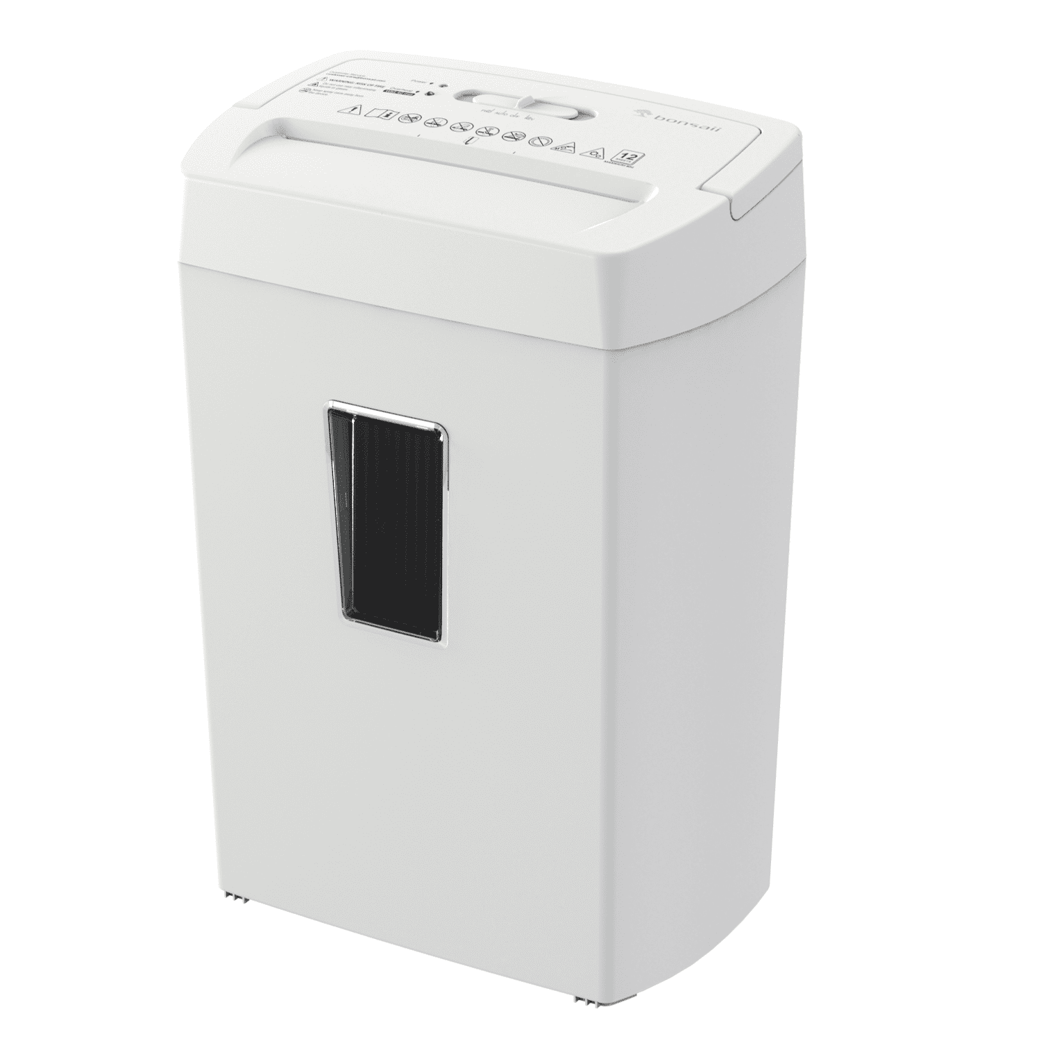Bonsaii Heavy-Duty Cross-Cut Shredder, Shreds 12 Sheets, Handles Paper ...