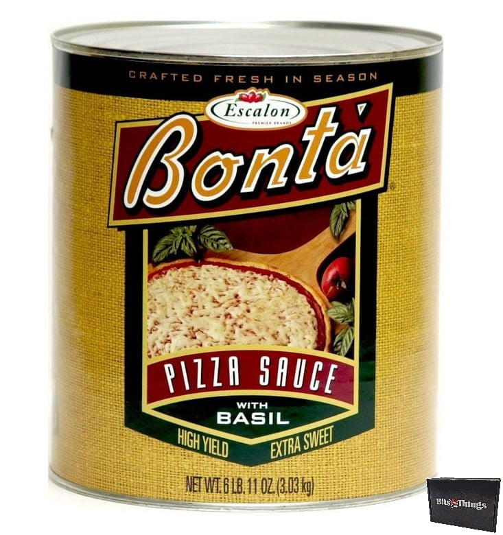 Bonta Pizza Sauce with Basil 107 oz. - Walmart.com