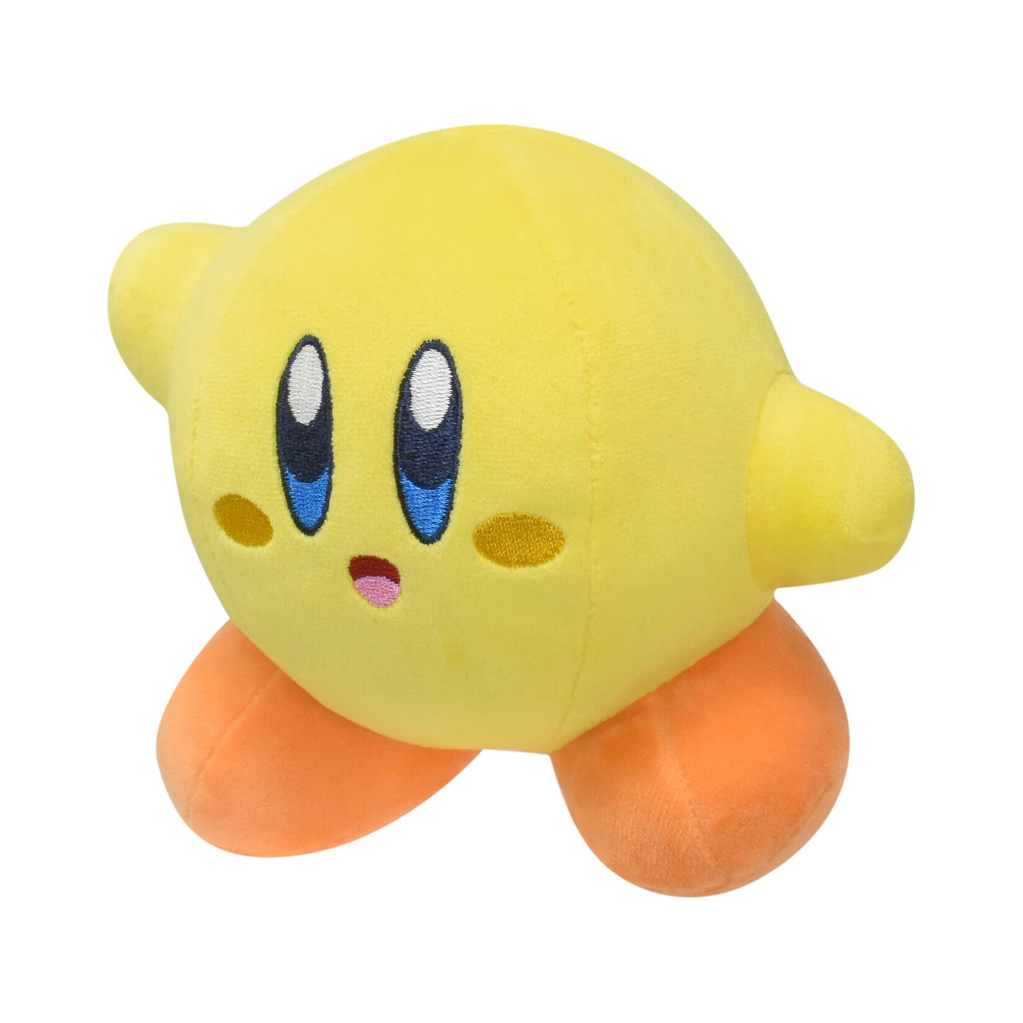 Bonton Large Fun Classic Stuffed Kirby Toy, 6" Yellow Kirby Raising ...