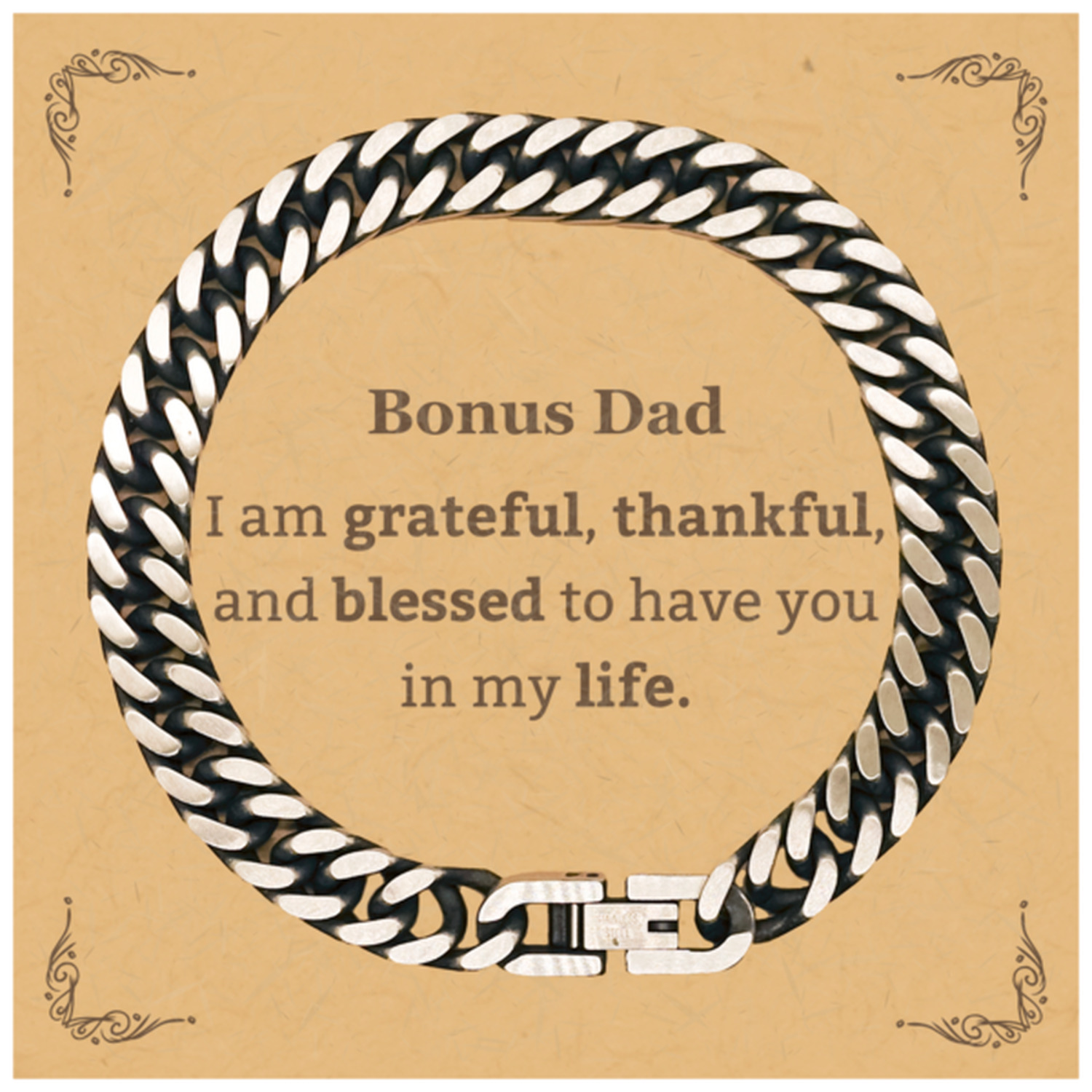 Bonus Dad Appreciation Gifts, I am grateful, thankful, and blessed ...