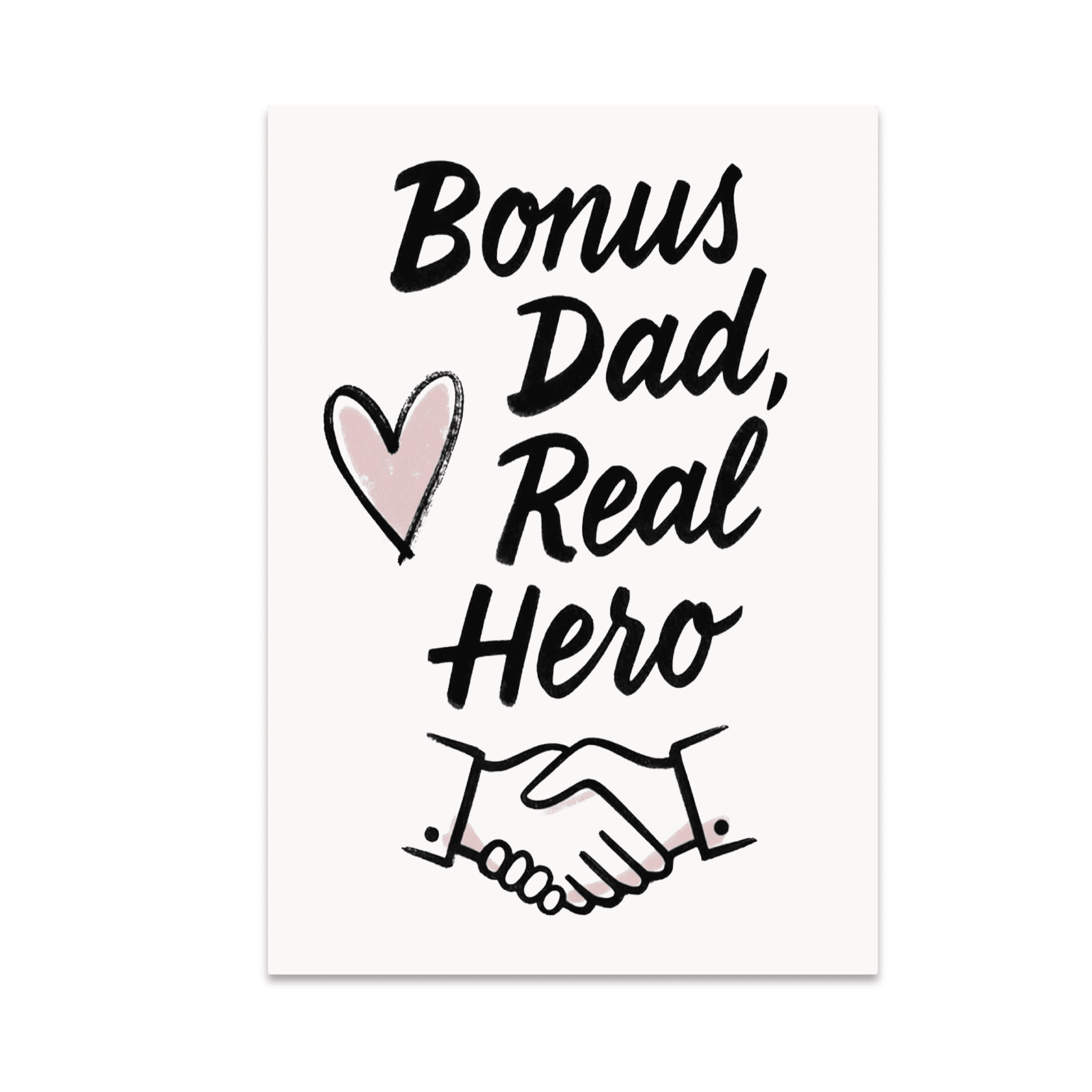 Bonus Dad Real Hero Art - Bonus Dad - 13x19 Poster Print - Walmart.com