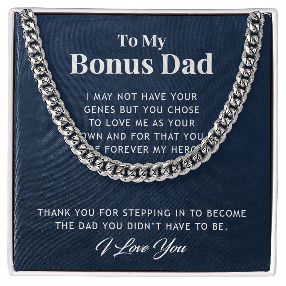 Bonus Dad Special Gift - Link Chain Necklace, Cuban Link Chain ...
