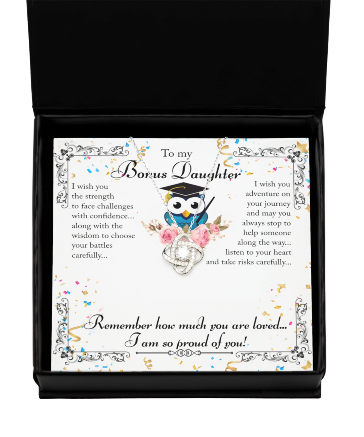 Bonus Daughter Graduation Necklace, Step Daughter Graduation Gift ...