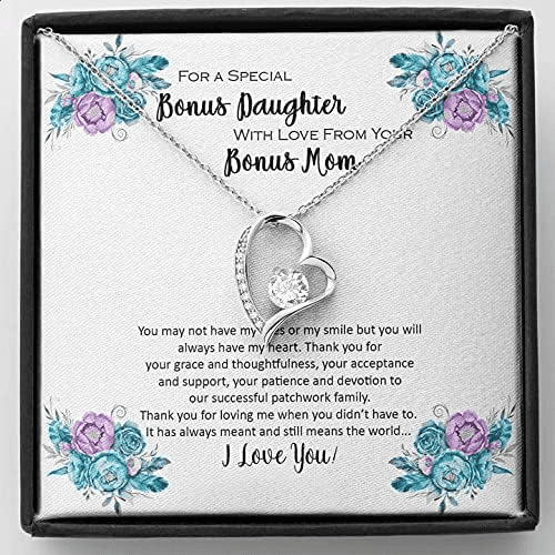 To My Bonus Daughter Message Card, Gift for Daughter, Special Gift from ...