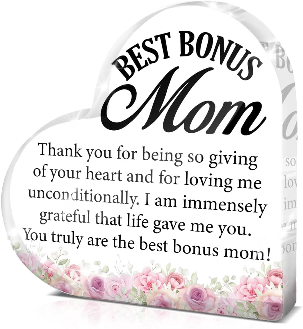 Bonus Mom Gifts From Son Daughter, Gift for Stepmother Birthday ...