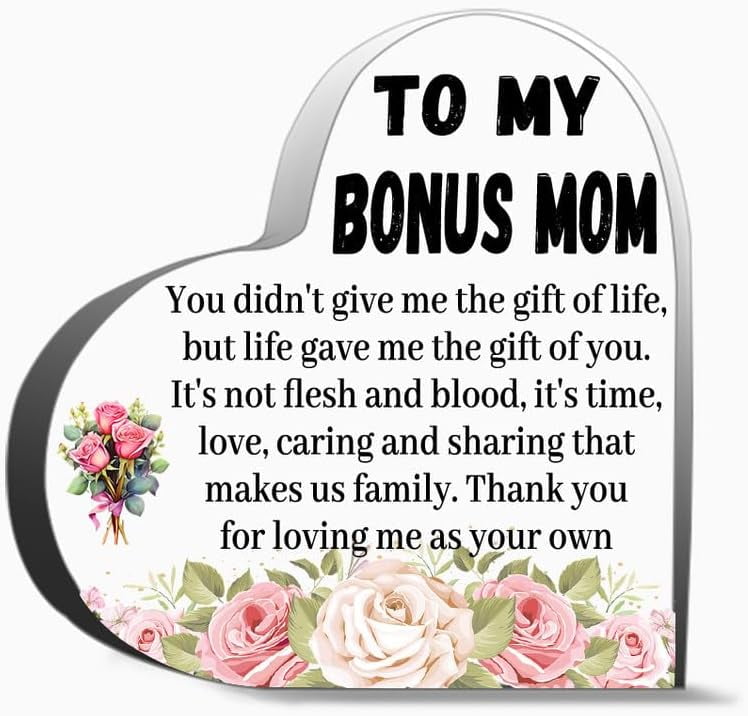 Bonus Mom Gifts From Stepdaughter Stepson Thank You Gifts For Bonus Mom ...