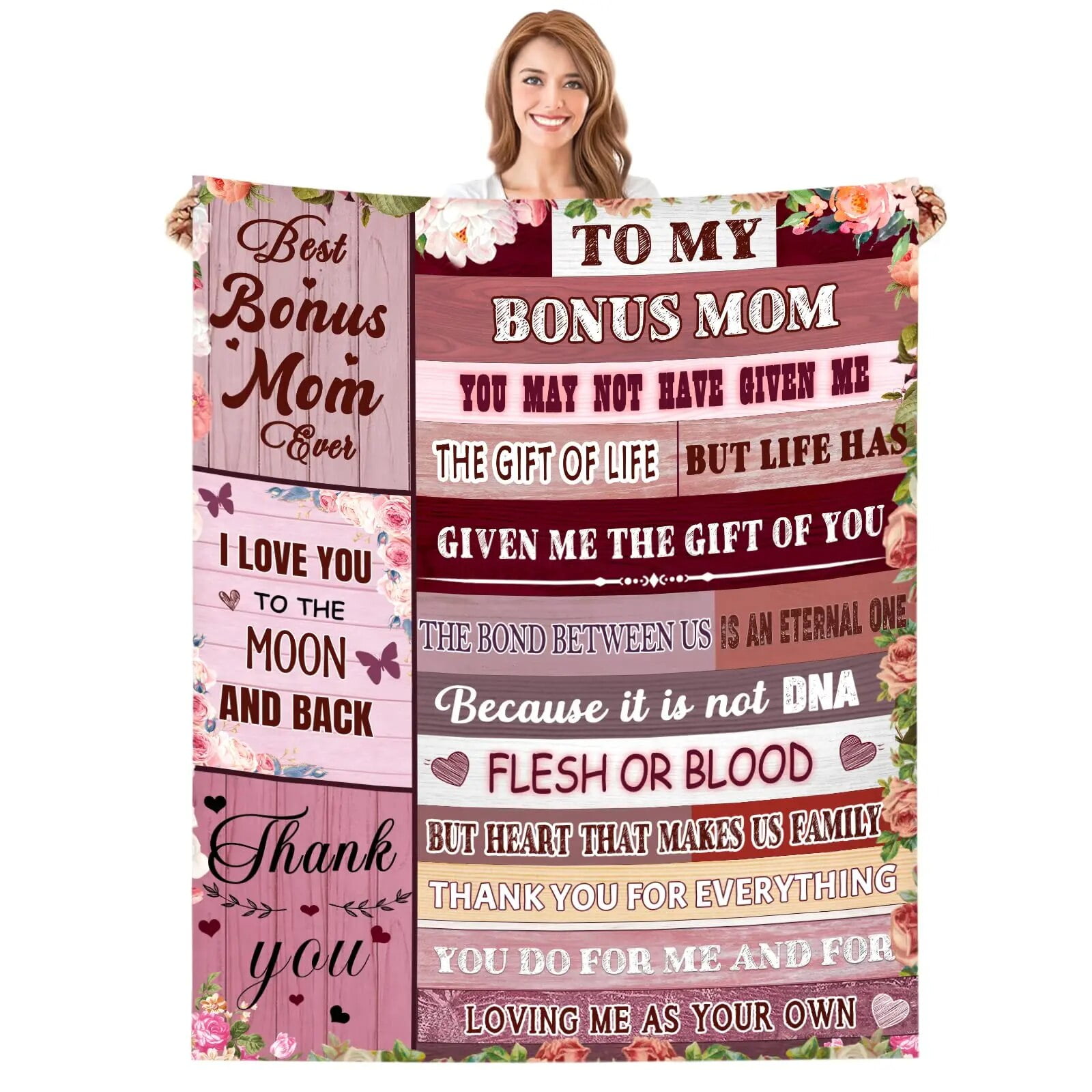 Bonus Mum Gift Blanket for Mother's Day Mother's Day Gift - Walmart.com